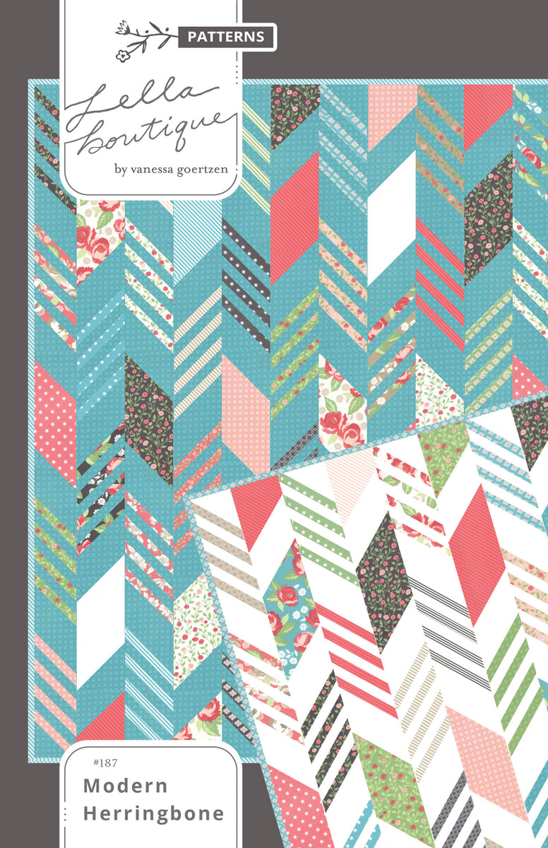 #187 Modern Herringbone - PDF Pattern – Lella Boutique