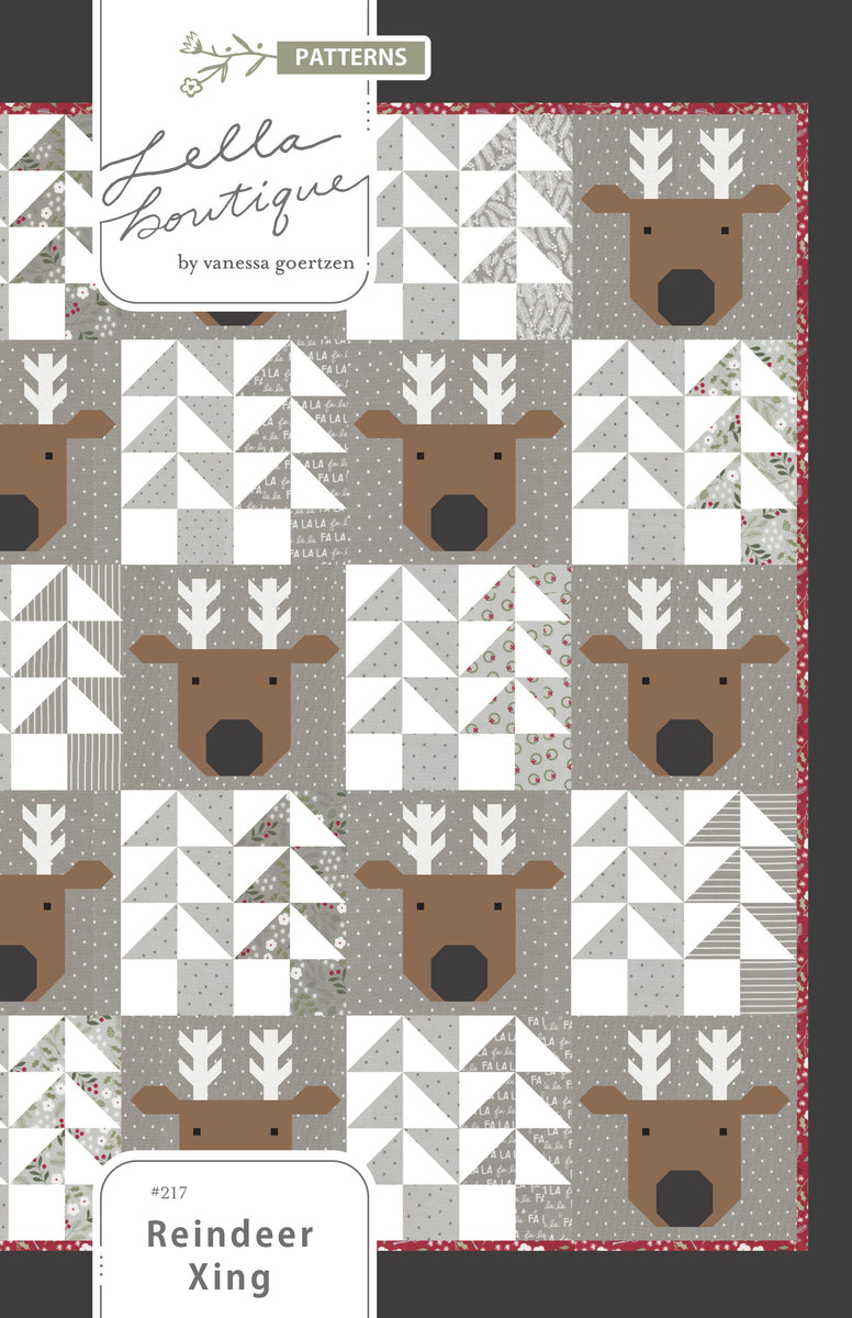 #217 Reindeer Xing - PDF Pattern – Lella Boutique